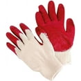 X-Large Red Latex Coated String Knit Gloves - Walmart.com
