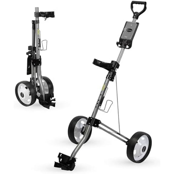 X-Lite 2-Wheel Golf Push Cart – Ultra-Lightweight & Compact Folding ...