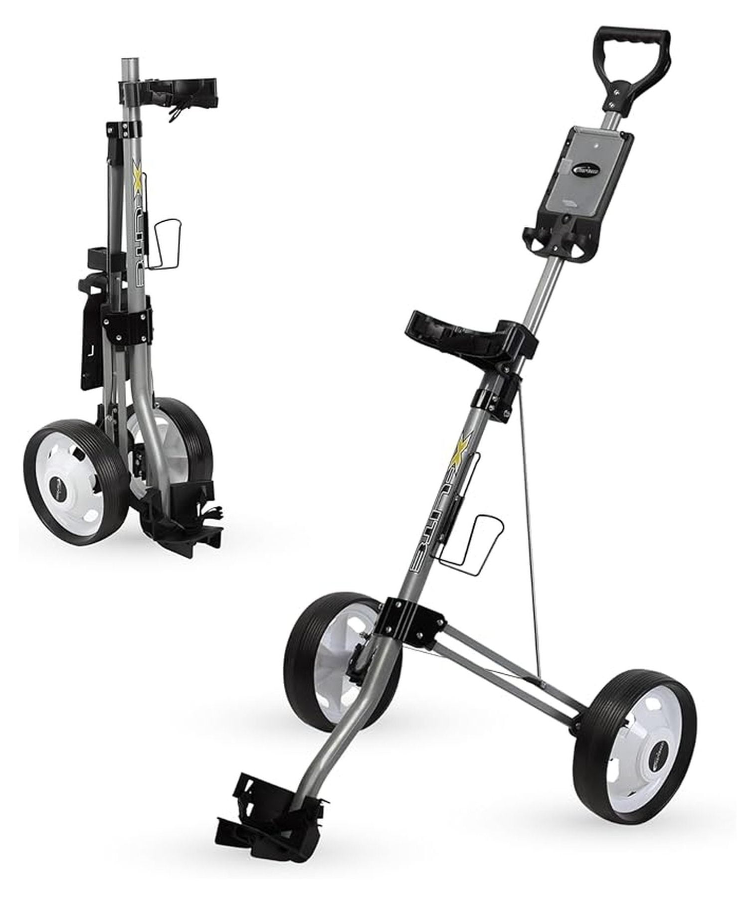 X-Lite 2-Wheel Golf Push Cart – Ultra-Lightweight & Compact Folding ...