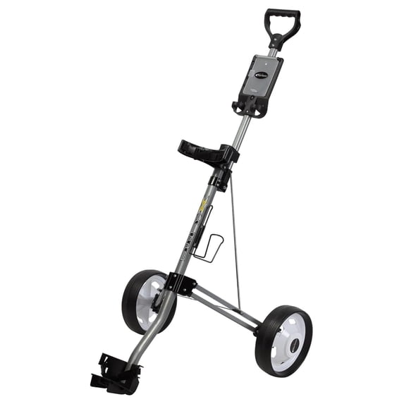 X-Lite Golf Push Cart Two Wheel, Ultra Lightweight & Compact Golf Bag ...