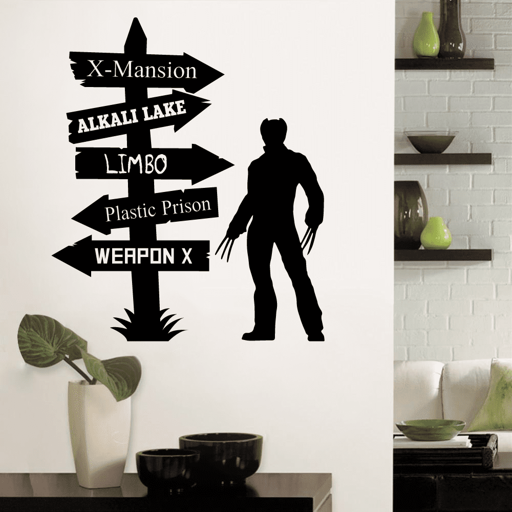 X Mansion Alkali Lake Weapon X Plastic Prison Wolverine Pathway Signage ...