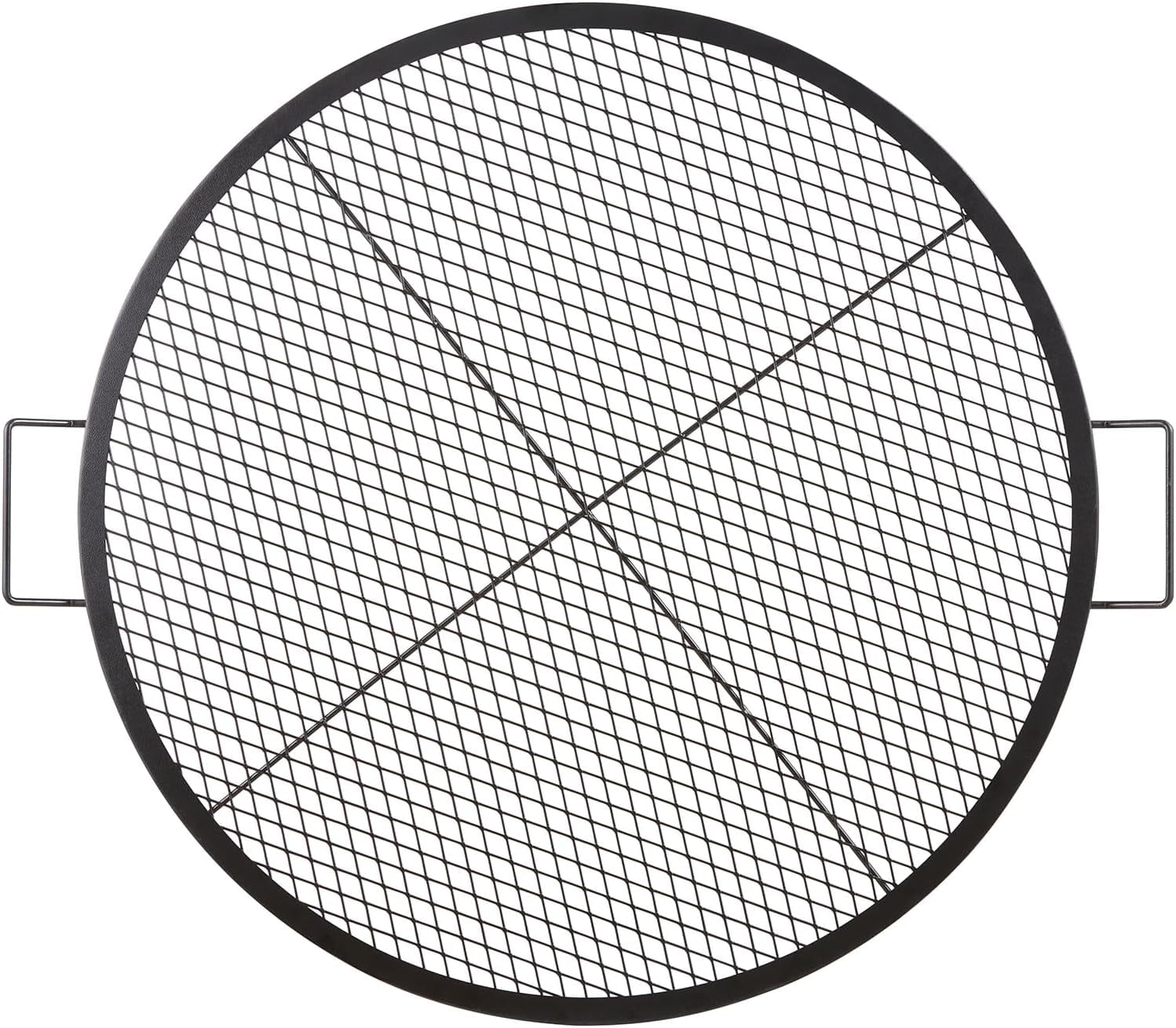 X-Marks Fire Pit Grill Grate, Foldable Round Cooking Grate, Heavy Duty ...