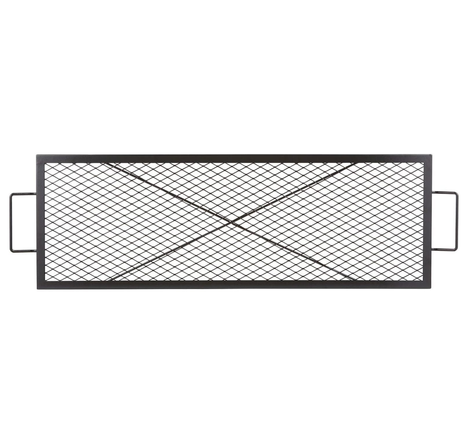 X-Marks Grill Grate, Rectangle Cooking Grate, Heavy Duty Steel Campfire ...