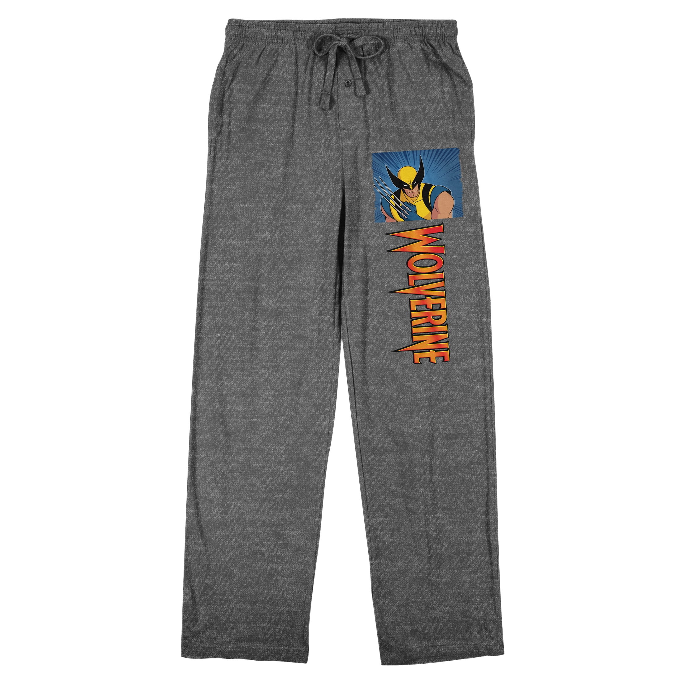 X-Men (1997) Wolverine Men's Heather Gray Sleep Pants-XL - Walmart.com