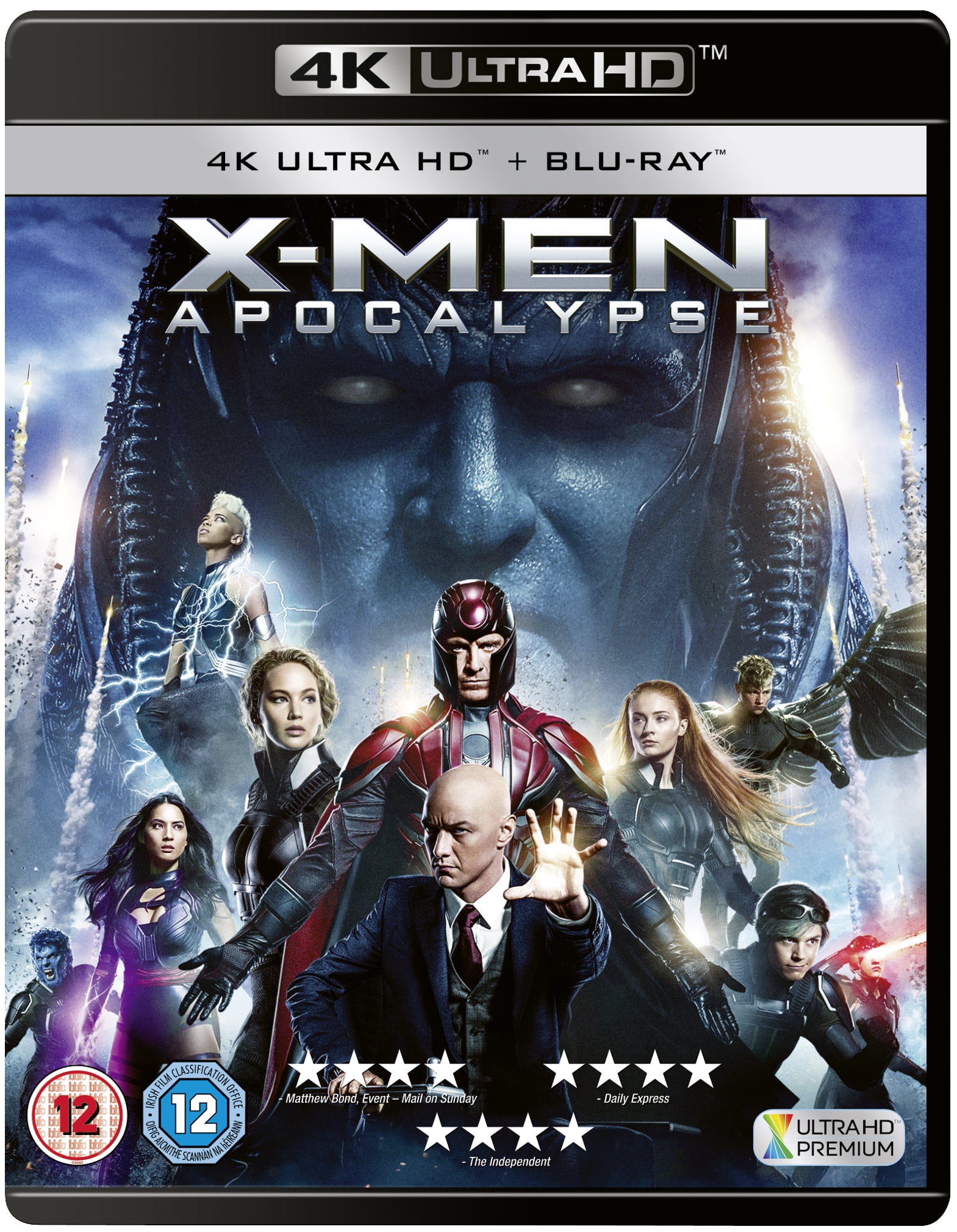 X-Men: Apocalypse (4K Ultra HD) Oscar Isaac Olivia Munn Sophie Turner ...