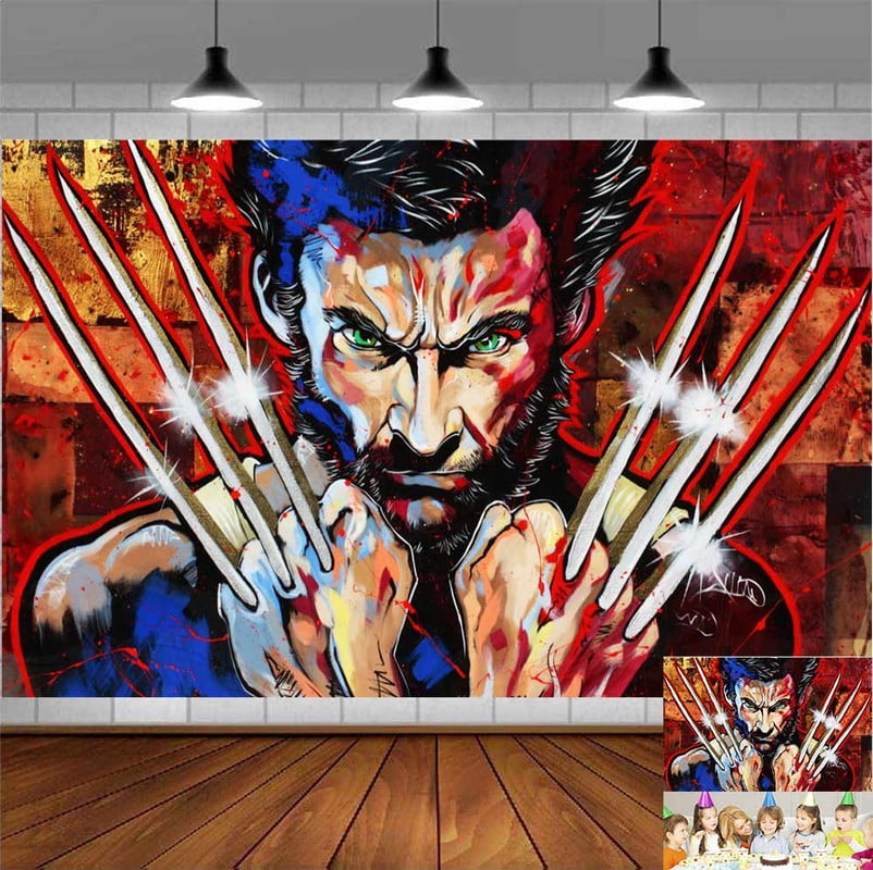 X Men Backdrop Banner Party Supplies Poster Movie Theme Background for ...