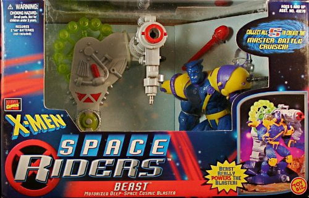 Marvel X-Men Space Riders Beast Figure with Deep-Space Cosmic Blaster ...
