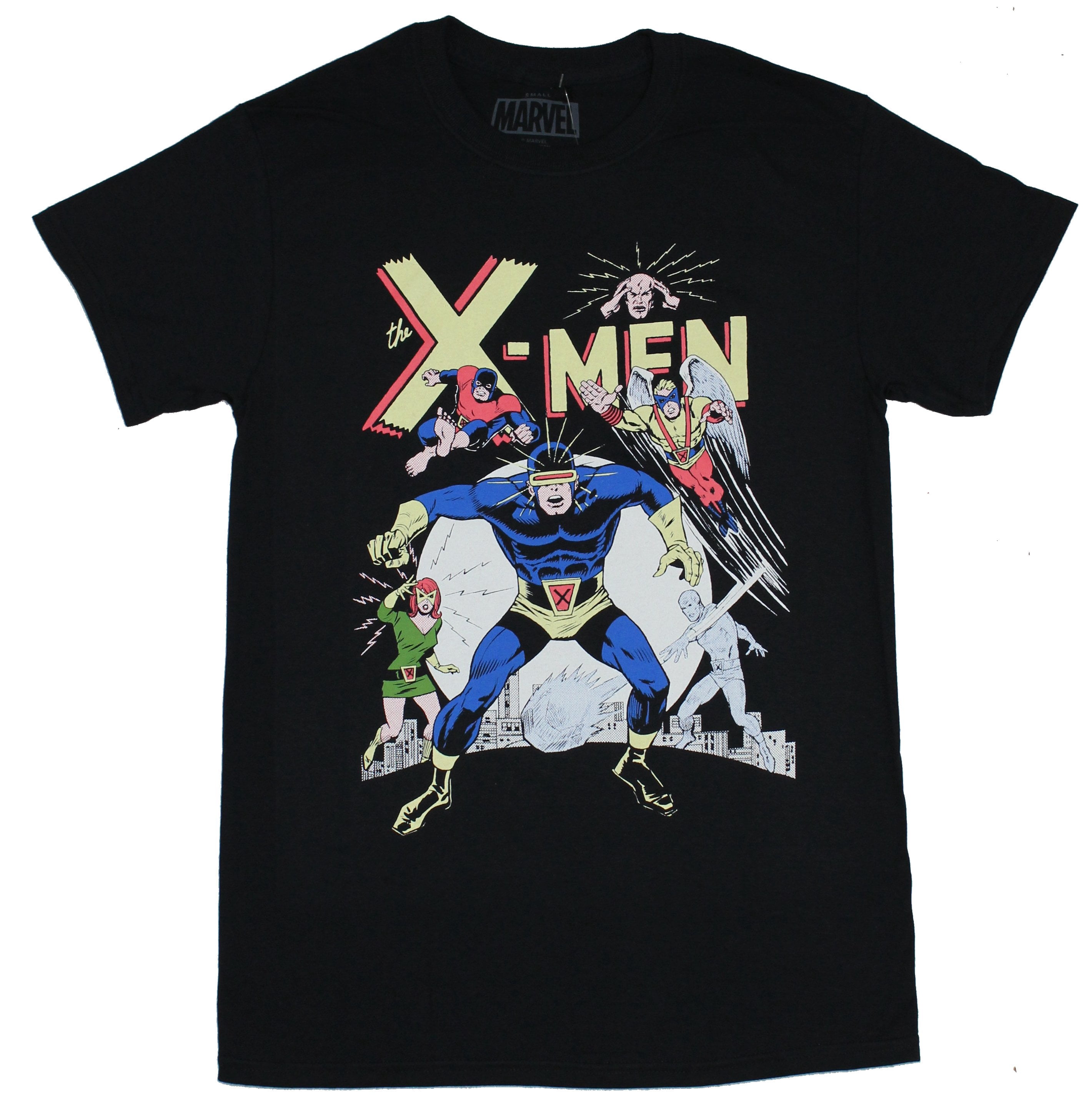 X-Men Classic Cyclops Men's Black T-Shirt-XLarge - Walmart.com