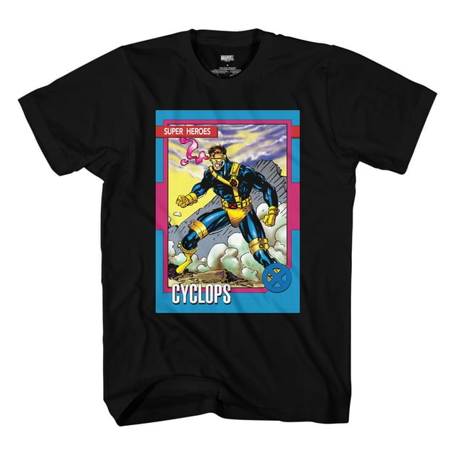 X-Men Cyclops 90's Trading Card by Jim Lee Marvel Comics Adult T-Shirt ...