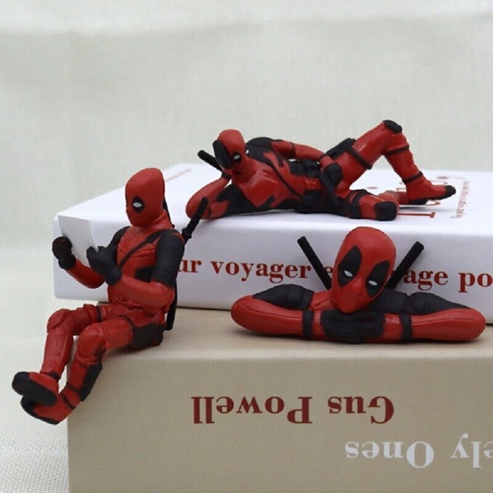 Marvel X-Men Deadpool Car Dashboard Decoration, Mini Action Figure Toy ...