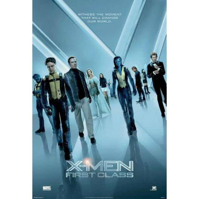 X-Men First Class Poster Metal Print 12in x 16in Print on Metal 12x16 ...