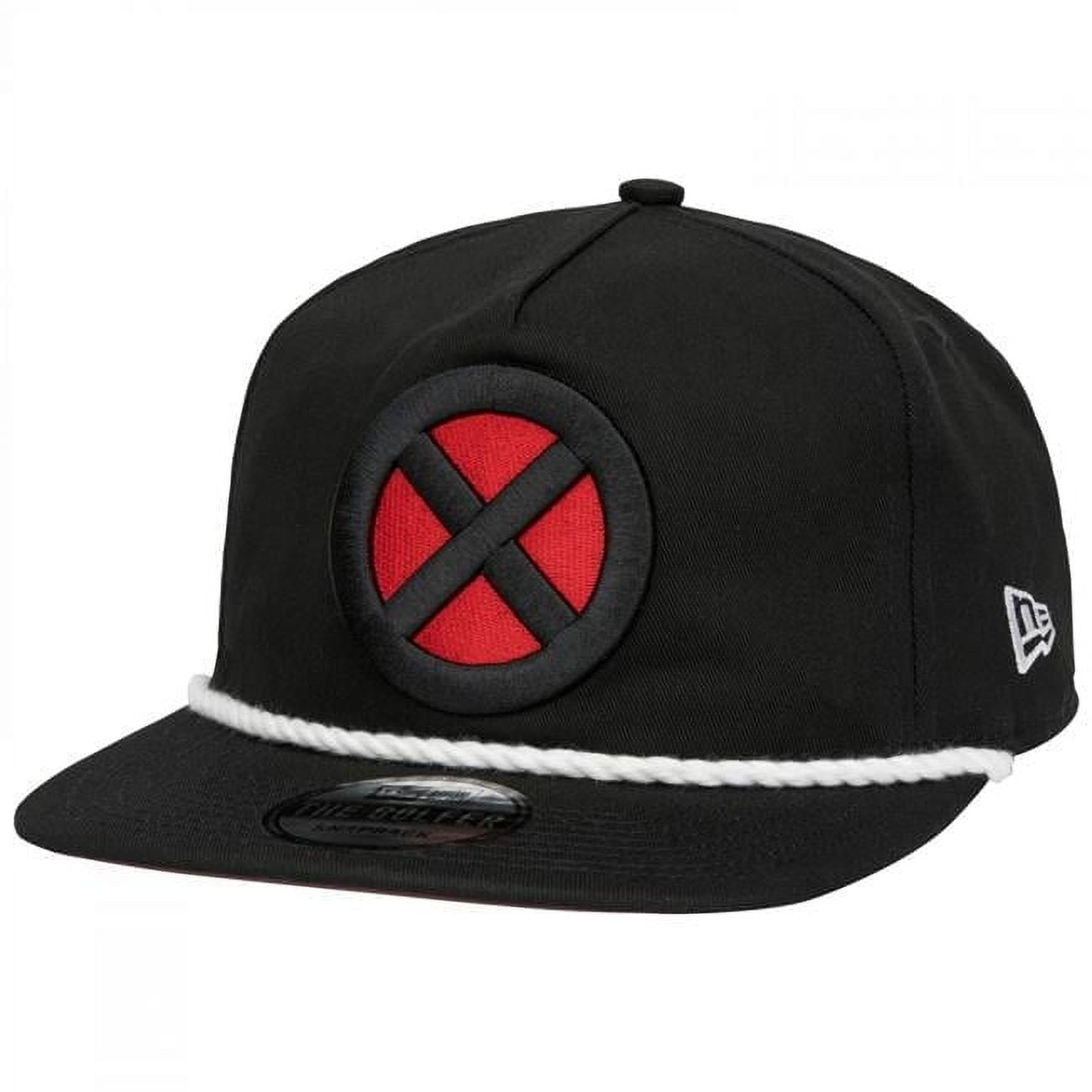X-Men Logo Black Colorway New Era Adjustable Golfer Rope Hat - Walmart.com