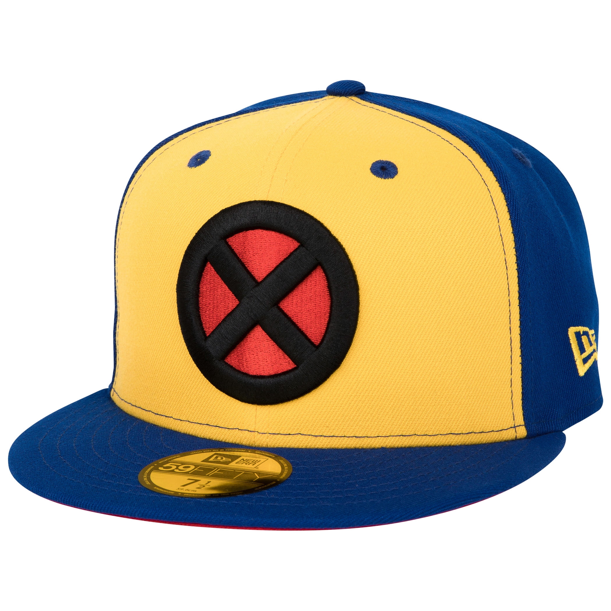 X-Men Logo Vintage Colorway New Era 59Fifty Fitted Hat-7 3/8 Fitted ...