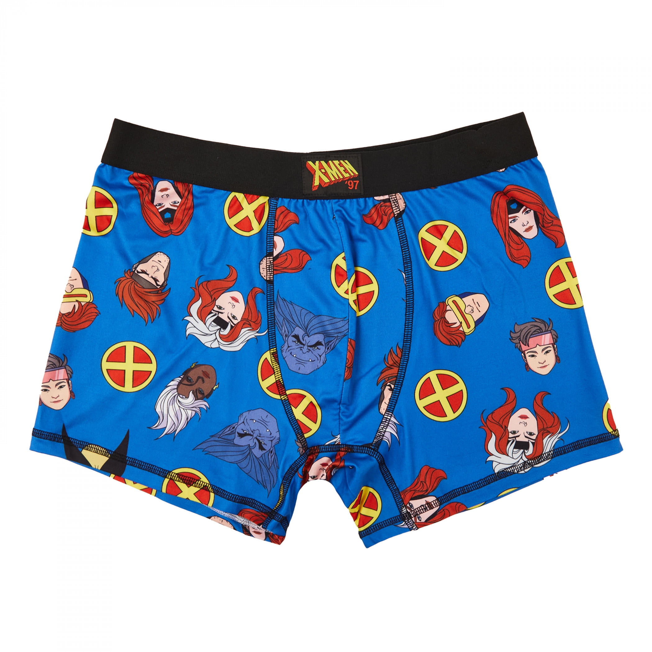 X-Men Logo and Heroes Men's Underwear Boxer Briefs-Small (28-30 ...