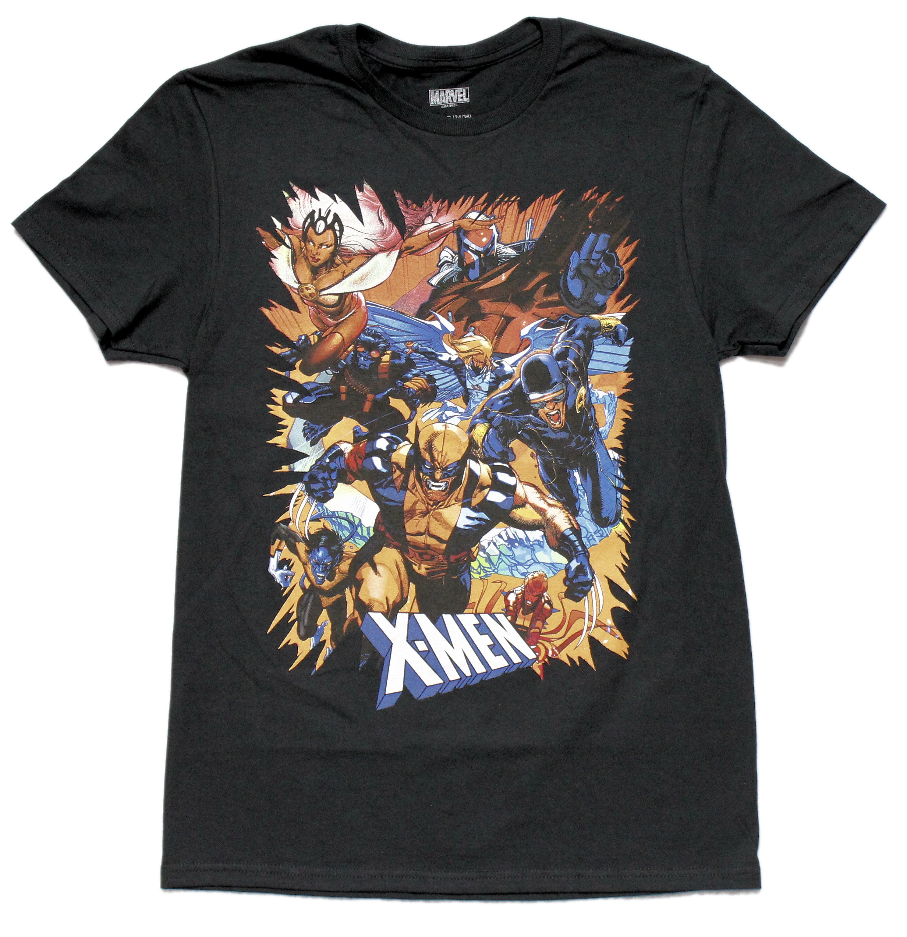 X-Men Mens Shirt - With Magneto Full Speed Charge Attack (Medium ...