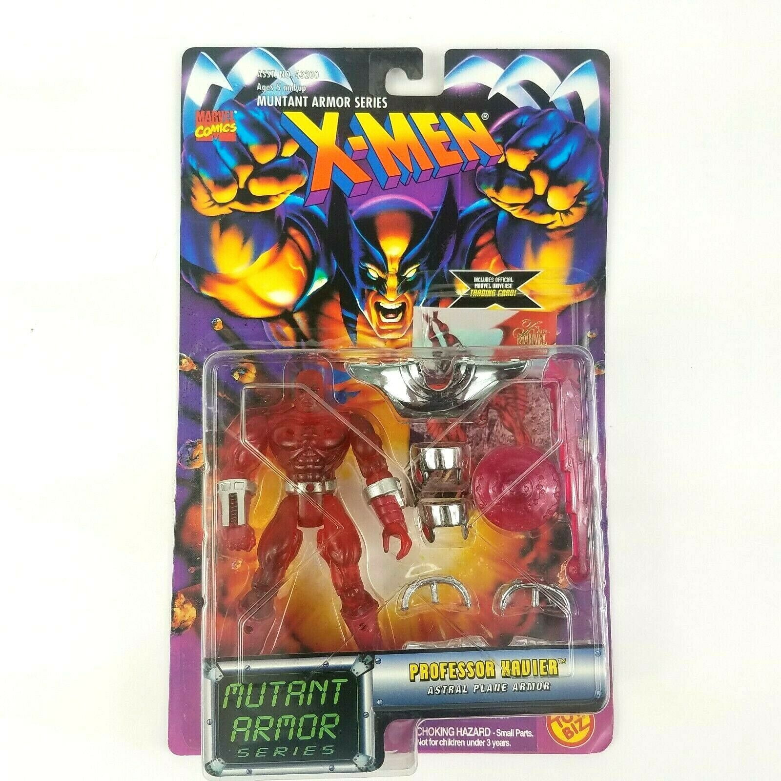 1996 Toy Biz Marvel X-Men Mutant Armor Series PROFESSOR XAVIER Action ...