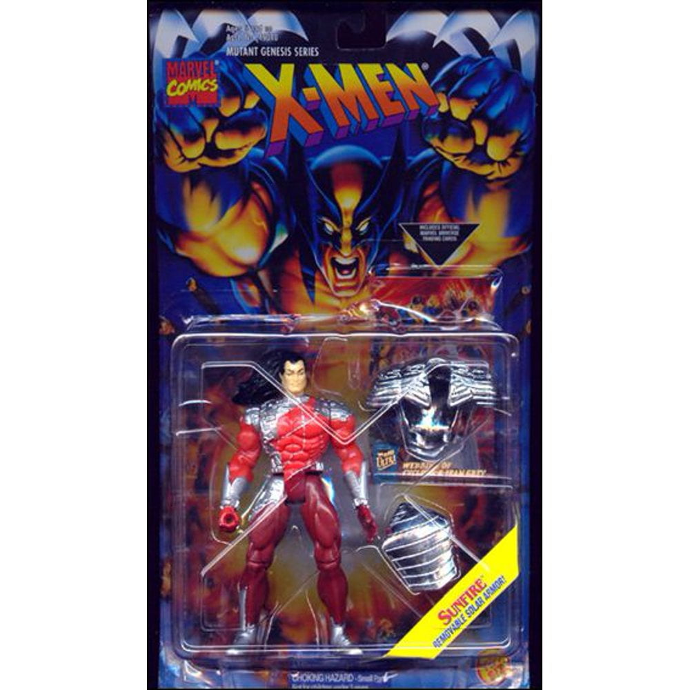 Marvel Comics Mutant Genesis Series X-Men Sunfire Removable Solar Armor ...