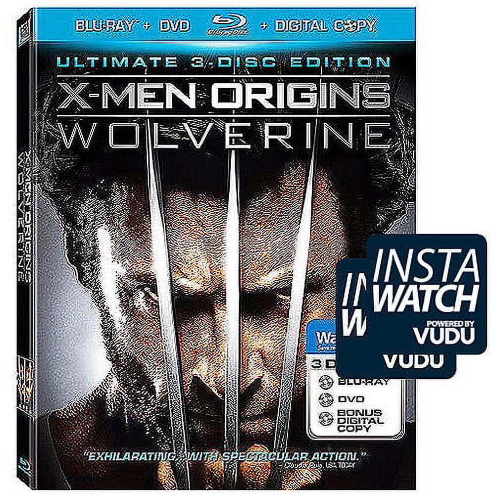 Pre-Owned X-Men Origins: Wolverine (Exclusive) (3-Disc) (Blu-ray) (With ...
