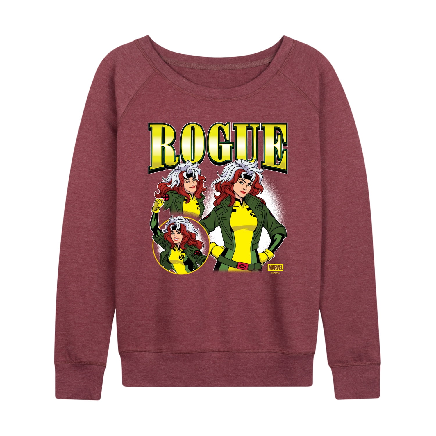 X-Men - Rogue Bootleg - Women's French Terry Long Sleeve Pullover ...