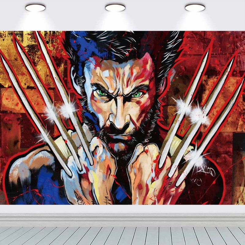 X-Men Wolverine Background Taspestry Post Banner Backdrop Party ...