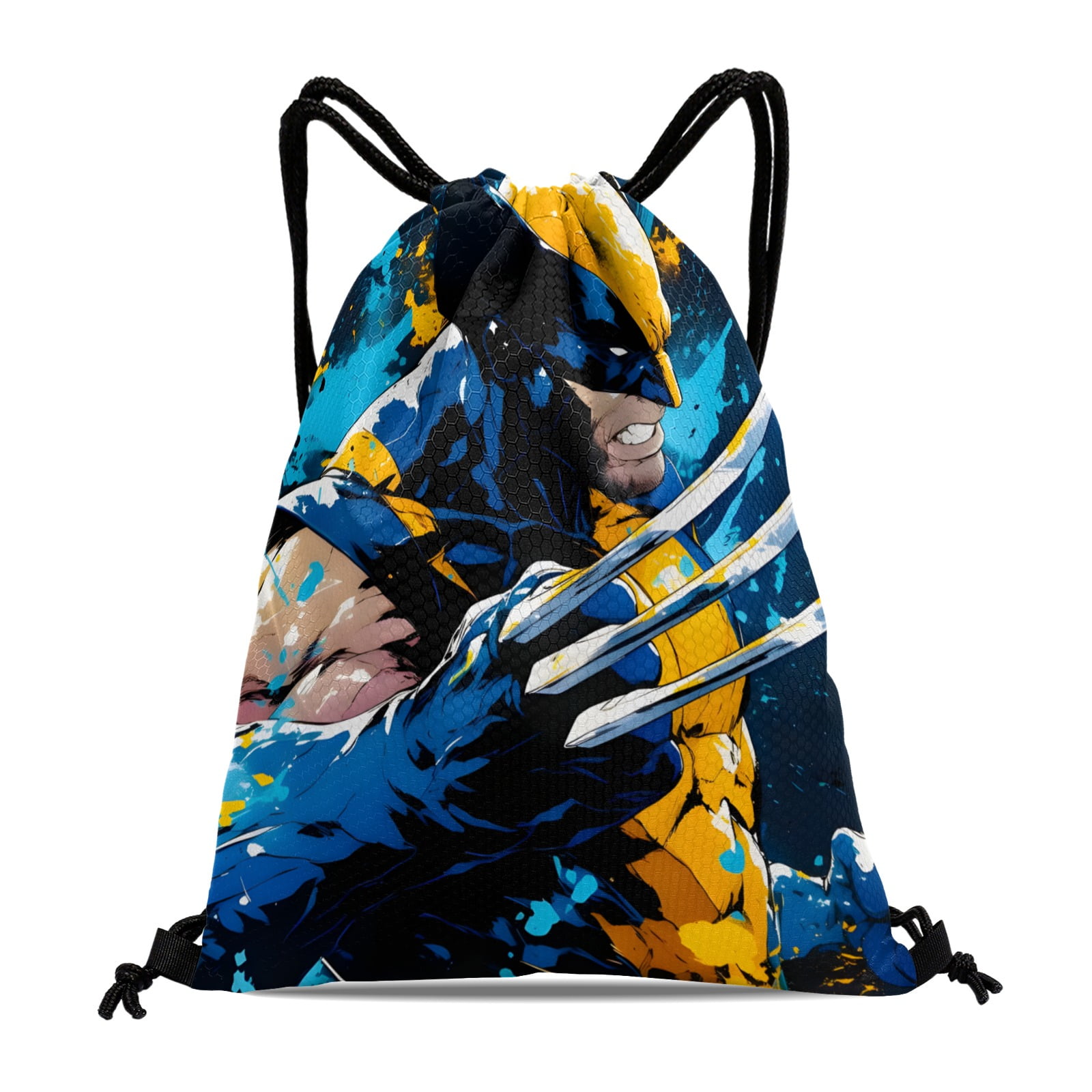 X-Men Wolverine Gym Drawstring Backpack:Waterproof design, ideal for ...