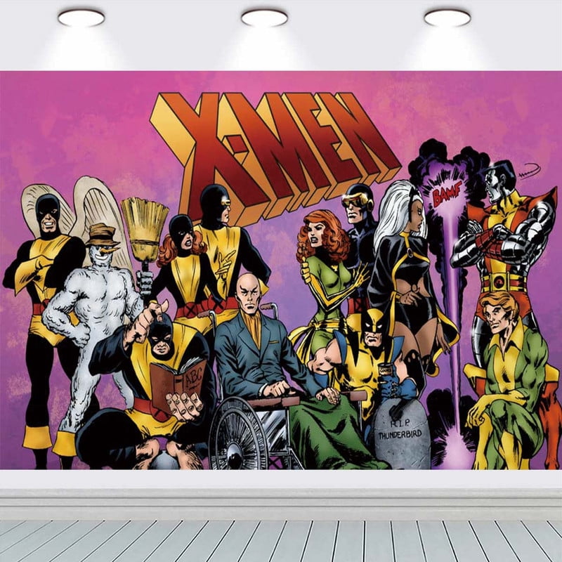 X-Men Wolverine Party Supplies Backdrop Banner Poster Birthday ...