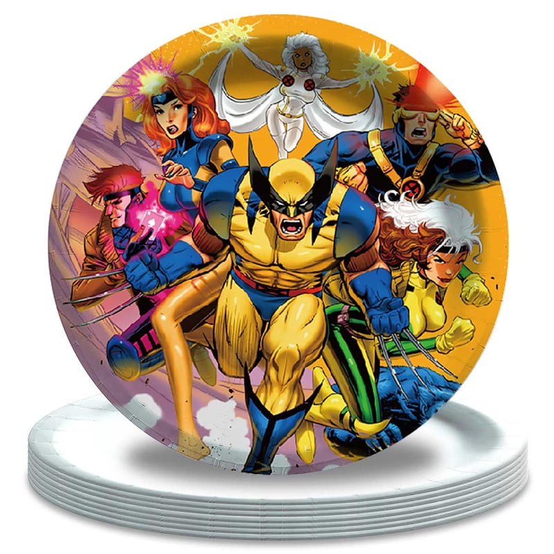 X-Men Wolverine Party Supplies Plates Birthday Decorations Tableware ...