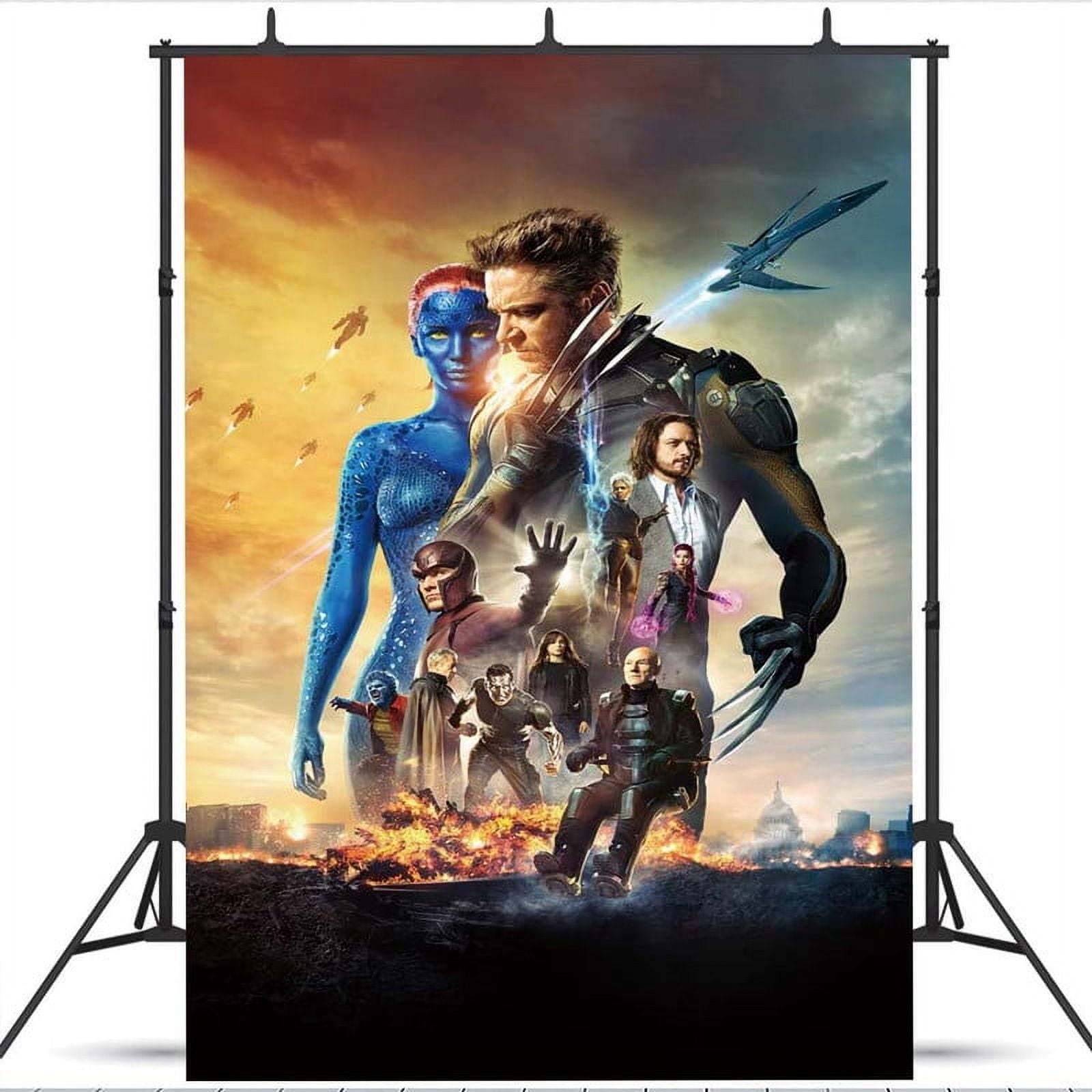 X-Men Wolverine Poster Wall Decor Birthday Banner Backdrop Background ...