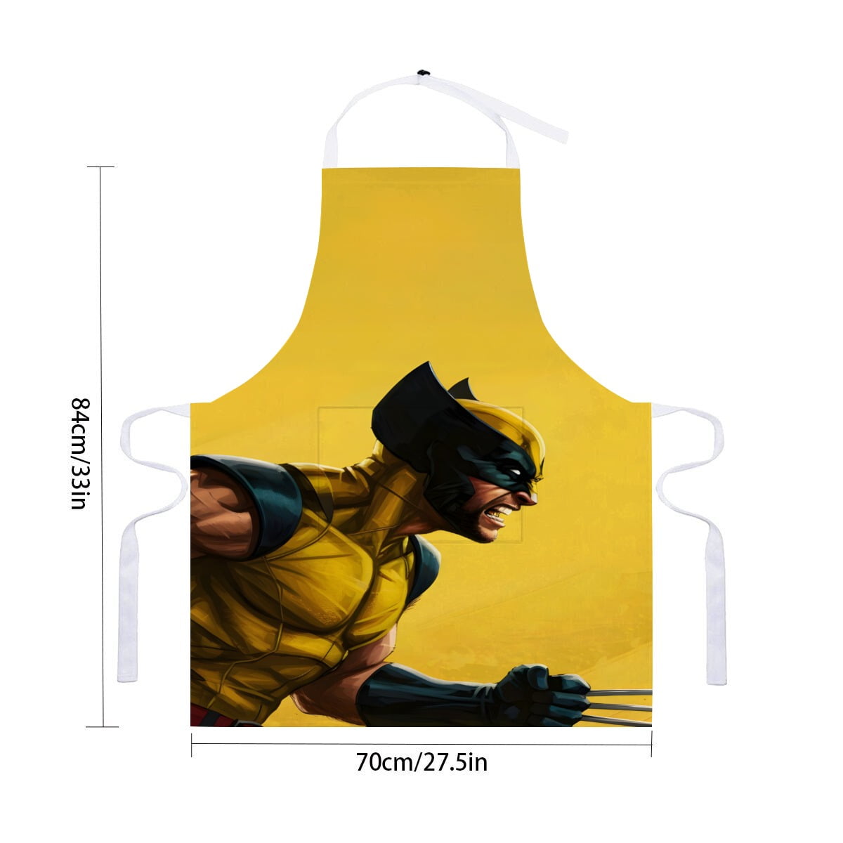 X-Men Wolverine apron with waterproof and pocket features, suitable for ...