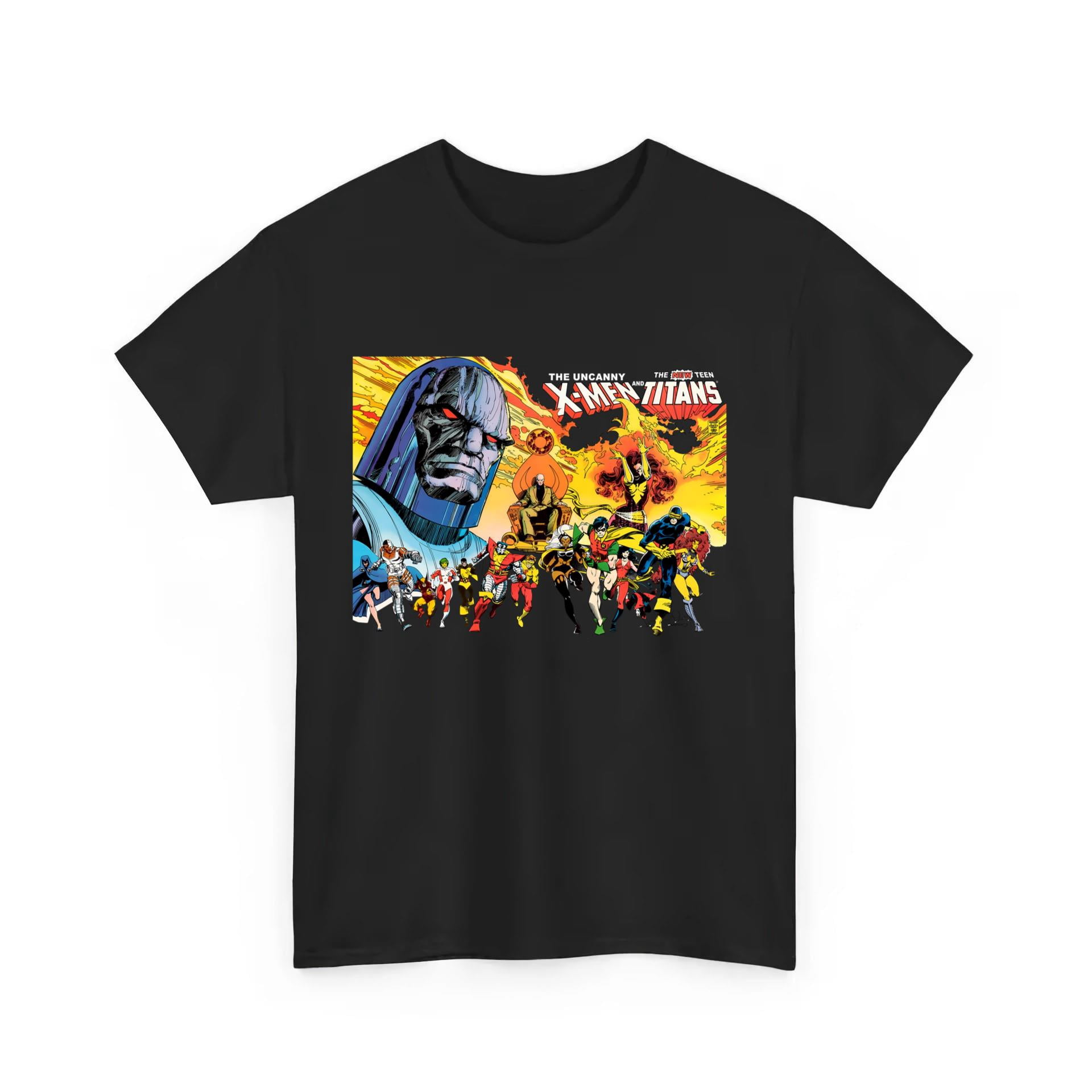 X-MenNew Teen Titans T-Shirt - MarvelDC Comics - Wolverine, Starfire ...