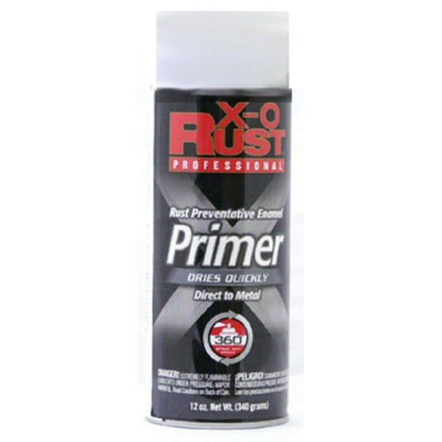 X-O Rust 1220P-AER Anti-Rust Spray Primer, White, 12 oz. - Quantity 1 ...