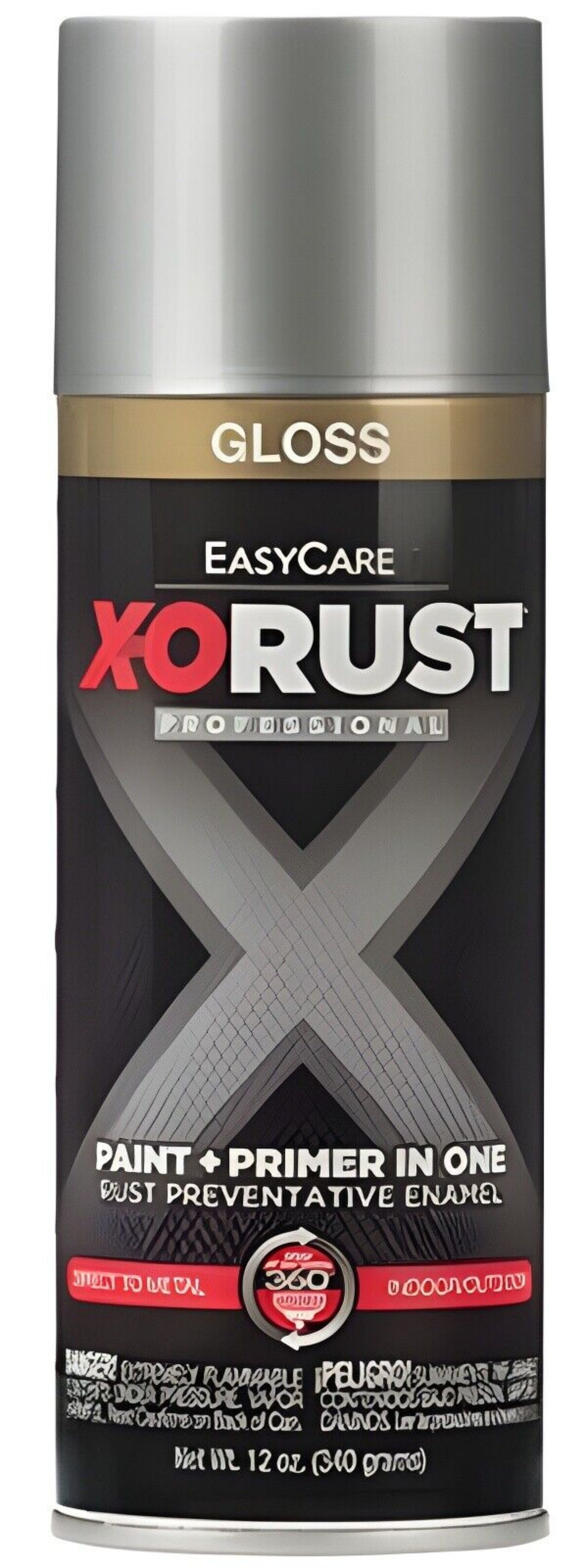 X-O Rust XOP10-AER 12 oz Can of Aluminum Silver Anti-Rust Enamel Spray ...