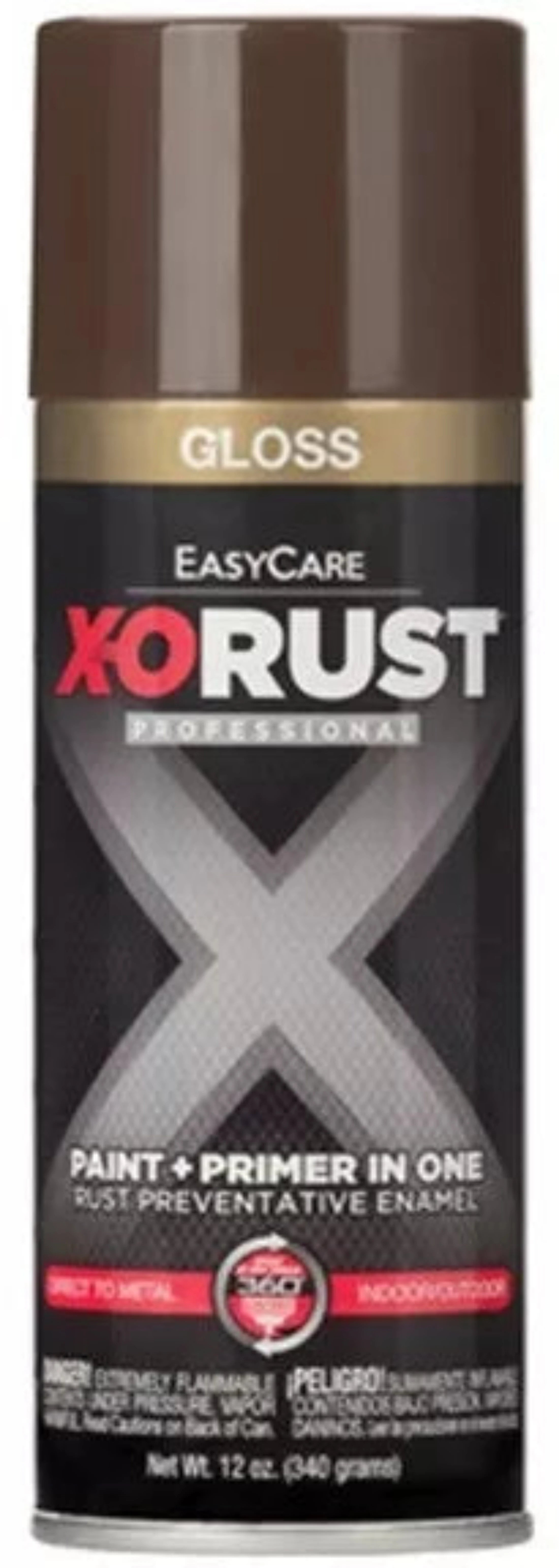 X-O Rust XOP20-AER 12 oz Can of Gloss Seal Brown Anti-Rust Enamel Spray ...