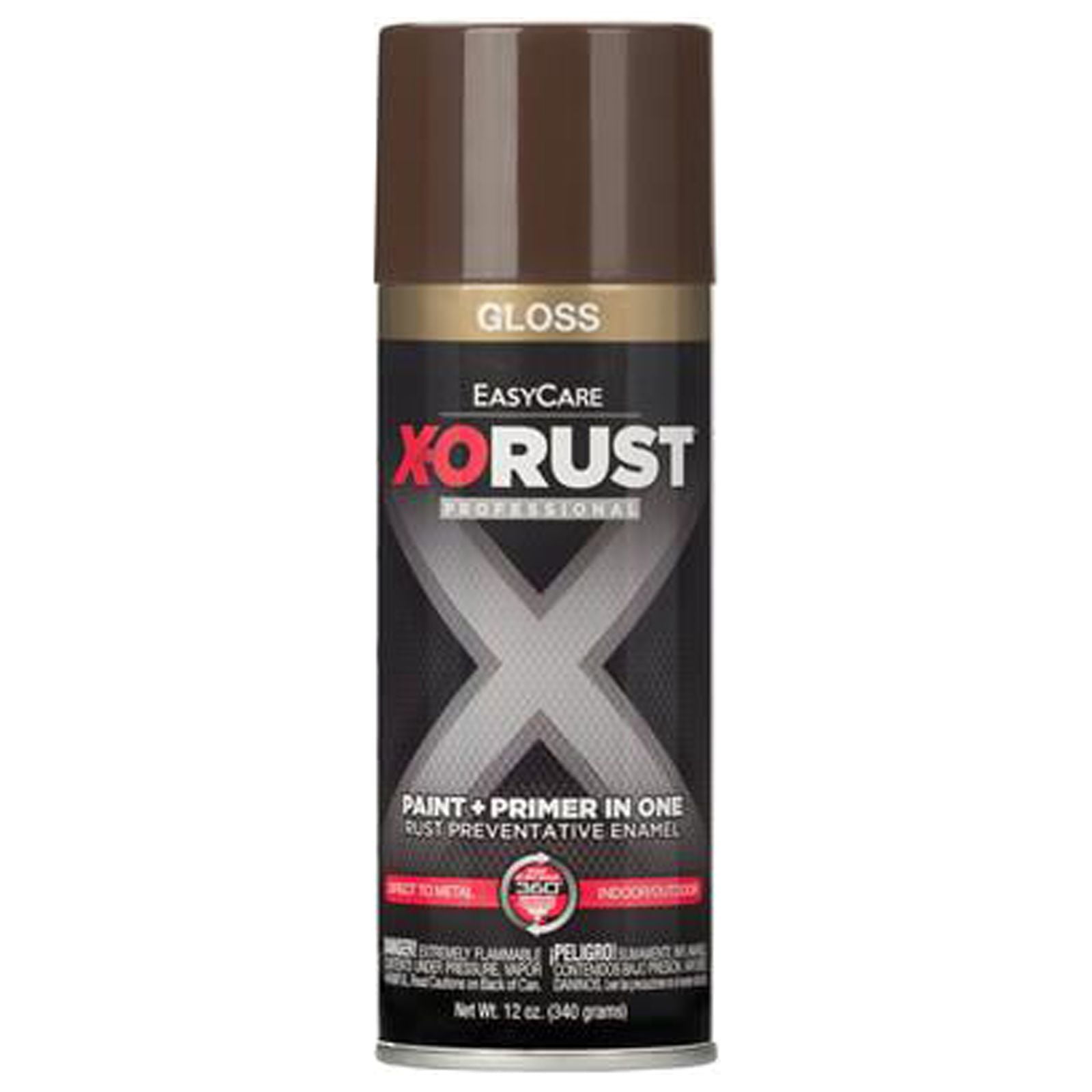 X-O Rust XOP20-AER Anti-Rust Enamel Spray Paint & Primer, Seal Brown ...