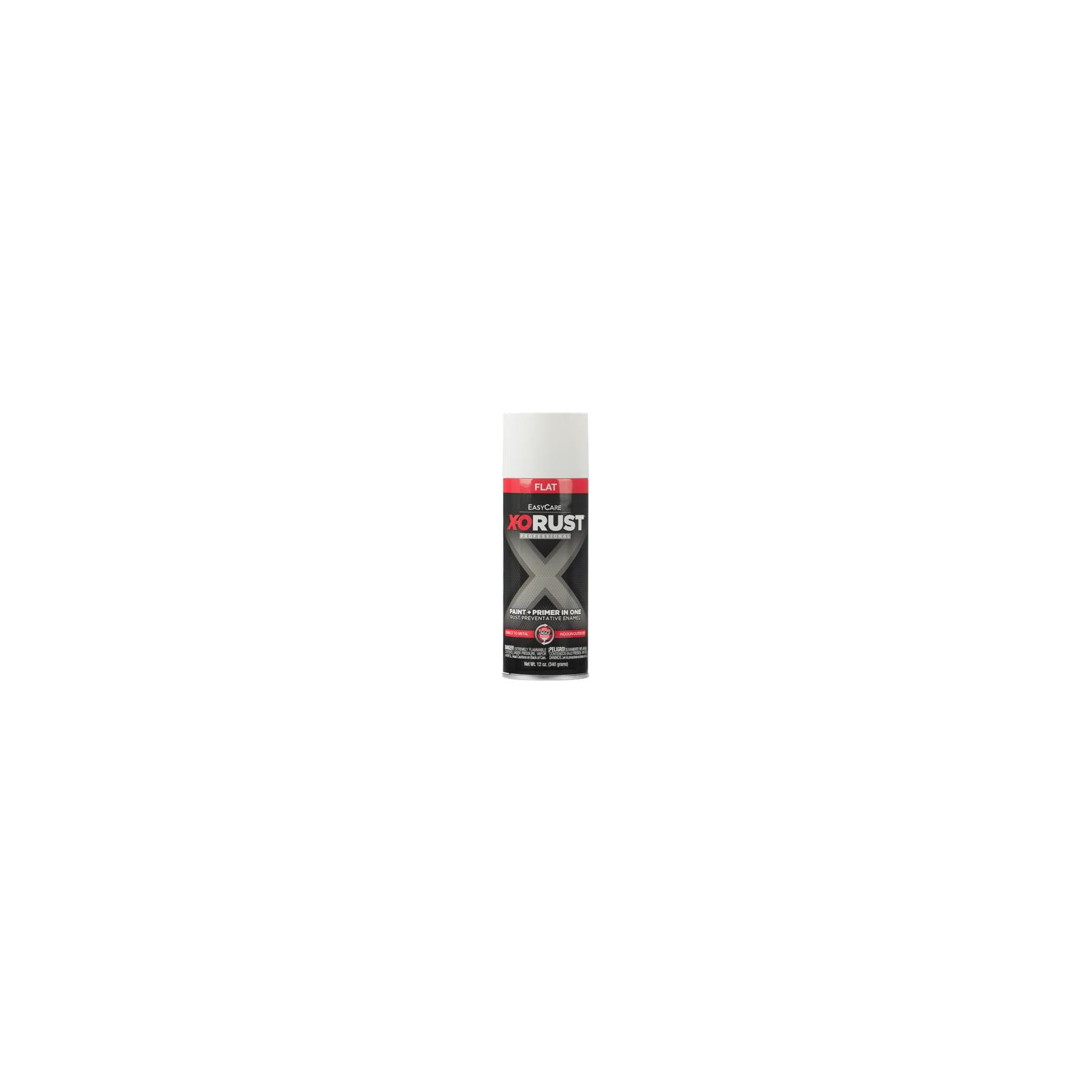 X-O Rust XOP30-AER Anti-Rust Enamel Spray Paint & Primer, White Flat ...