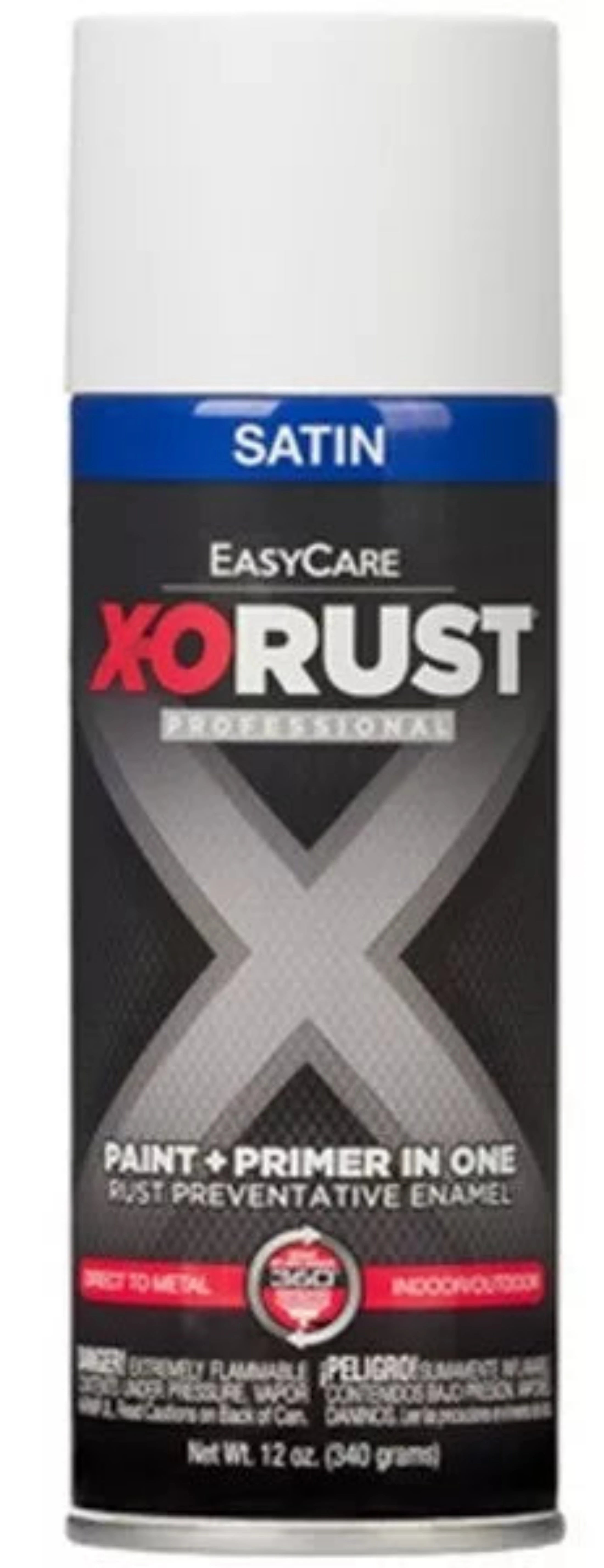 X-O Rust XOP31-AER 12 oz Can of Satin White Anti-Rust Enamel Spray ...