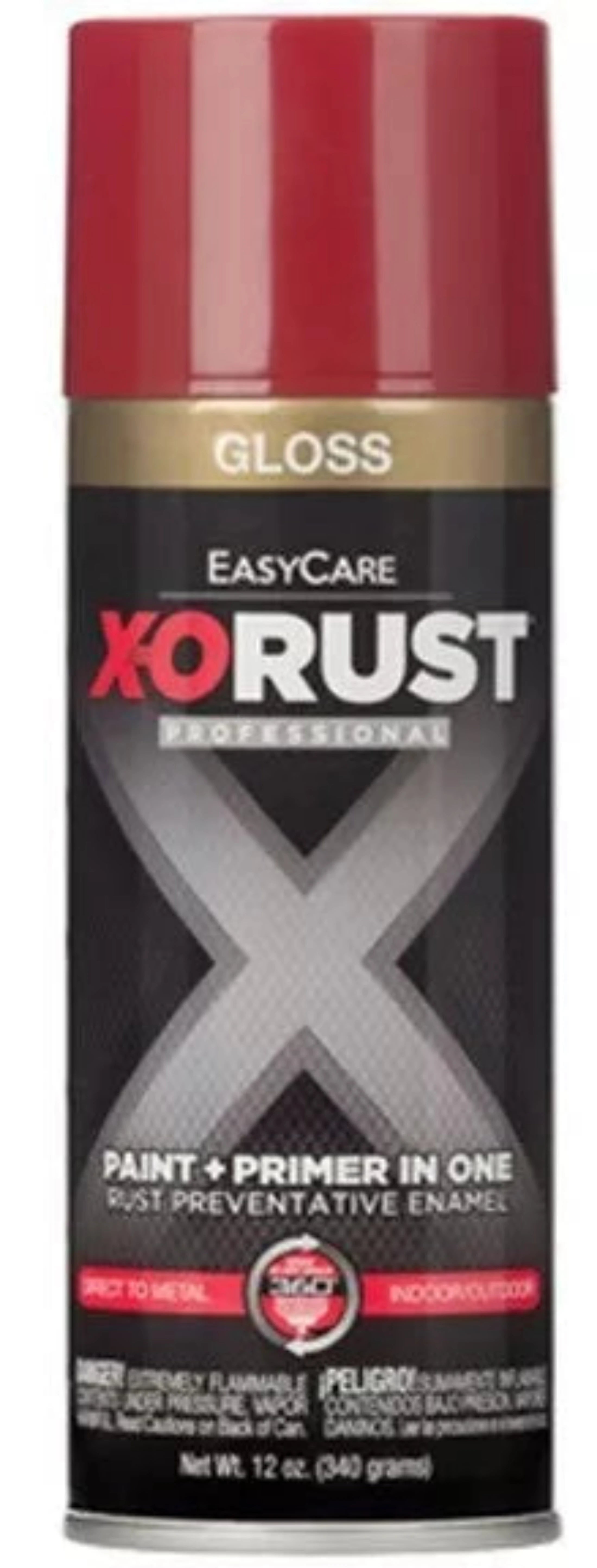 X-O Rust XOP39-AER 12 oz Can of Gloss Red Anti-Rust Enamel Spray Paint ...