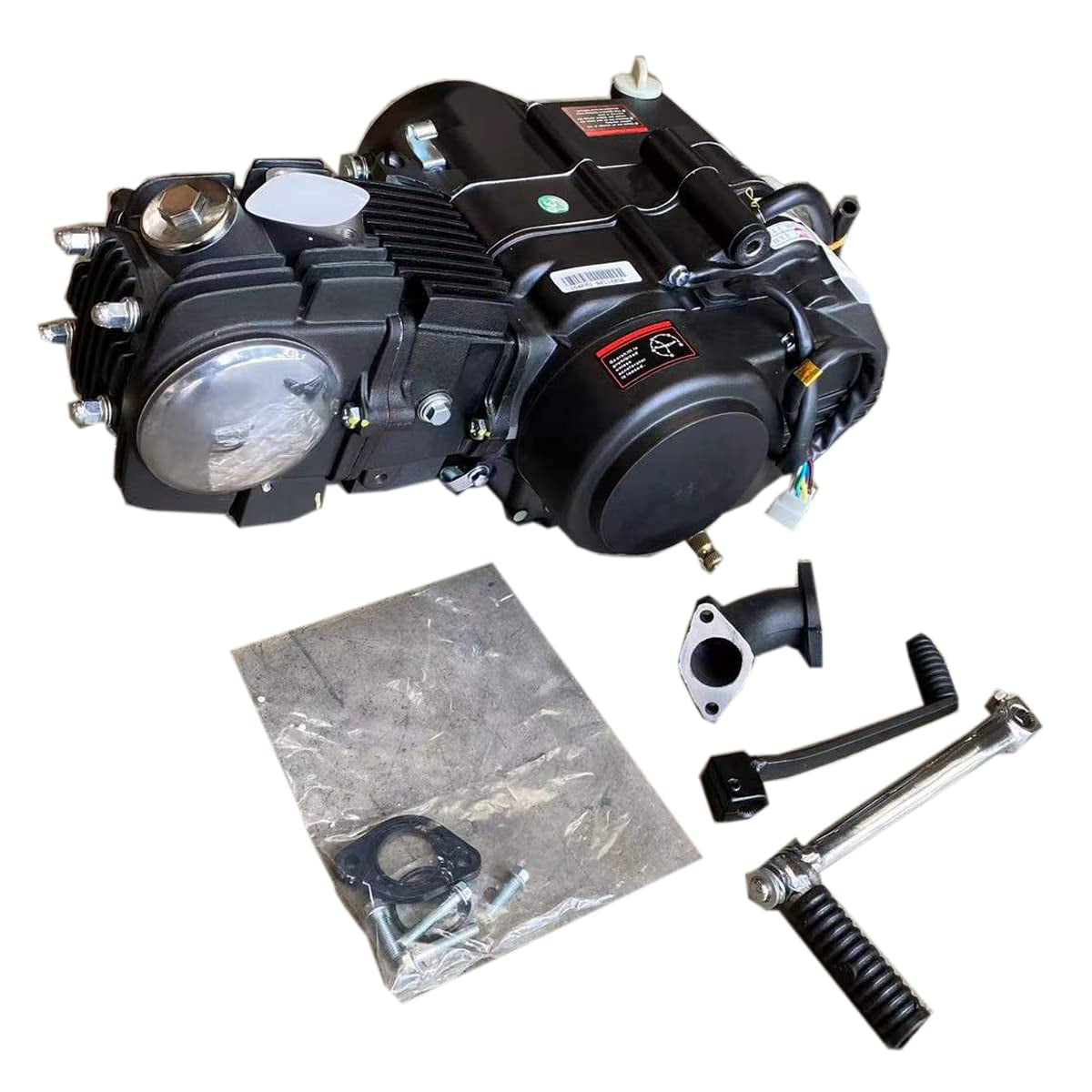 X-PRO 125cc 4 Stroke Pit Dirt Bikes Engine Motor w/Manual Transmission ...