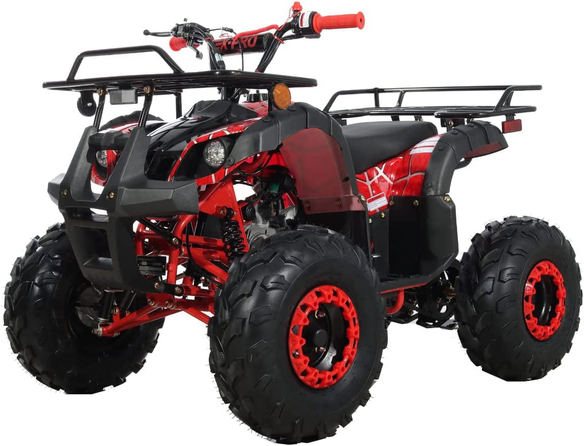 X-PRO 125cc ATV 4 Wheels Quad 125 ATV Quads with LED Lights, Big 19"/18" Tires! - Walmart.com