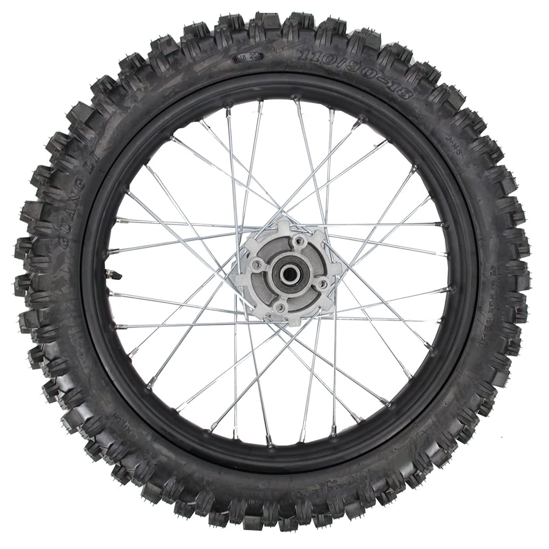 X-PRO 18" Dirt Bike Rear Wheel Assembly 110/90-18 - 15mm Bearing (Not ...