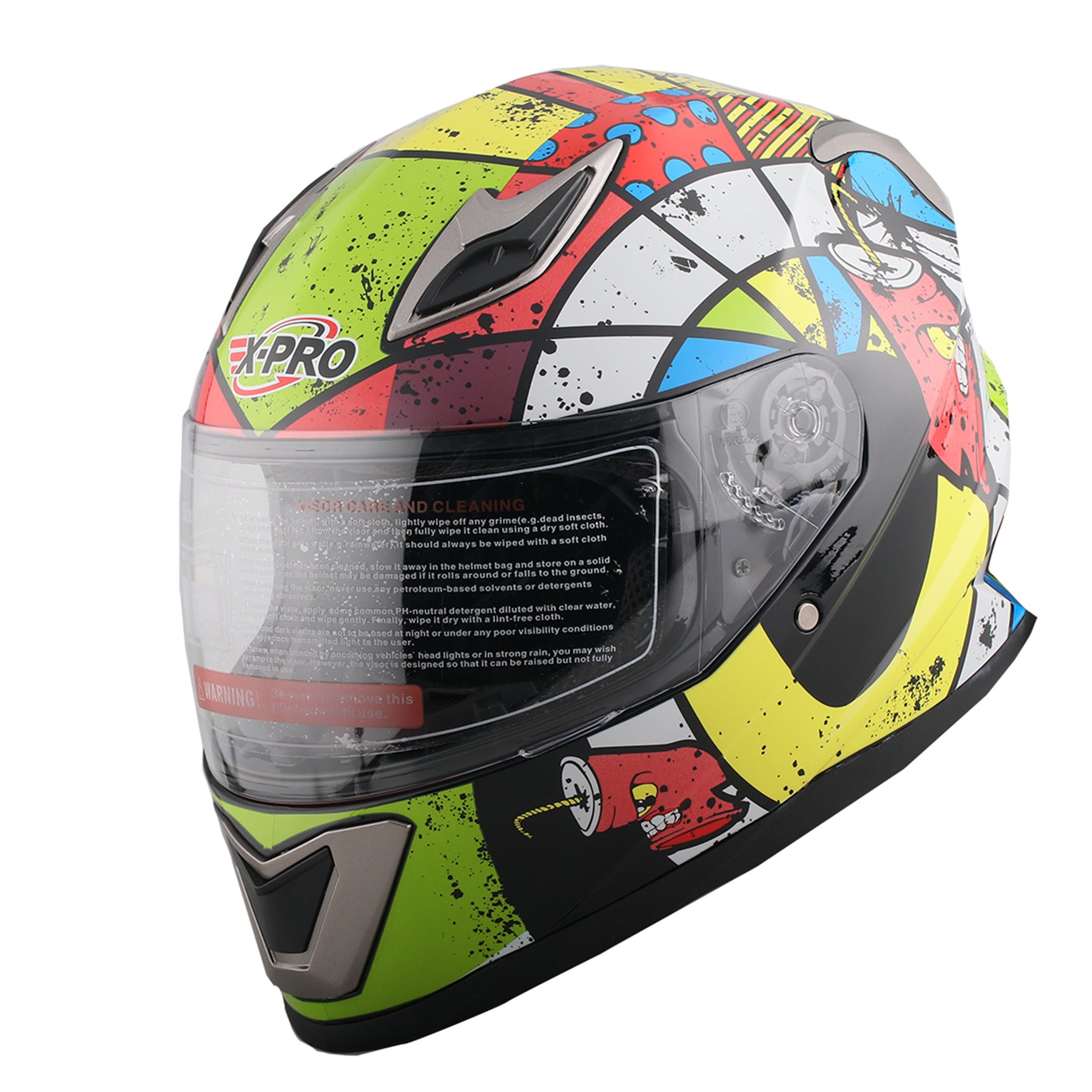 X-PRO Helmet Motorcycle Full Face Helmet! Adult Helmets, Street Bike ...