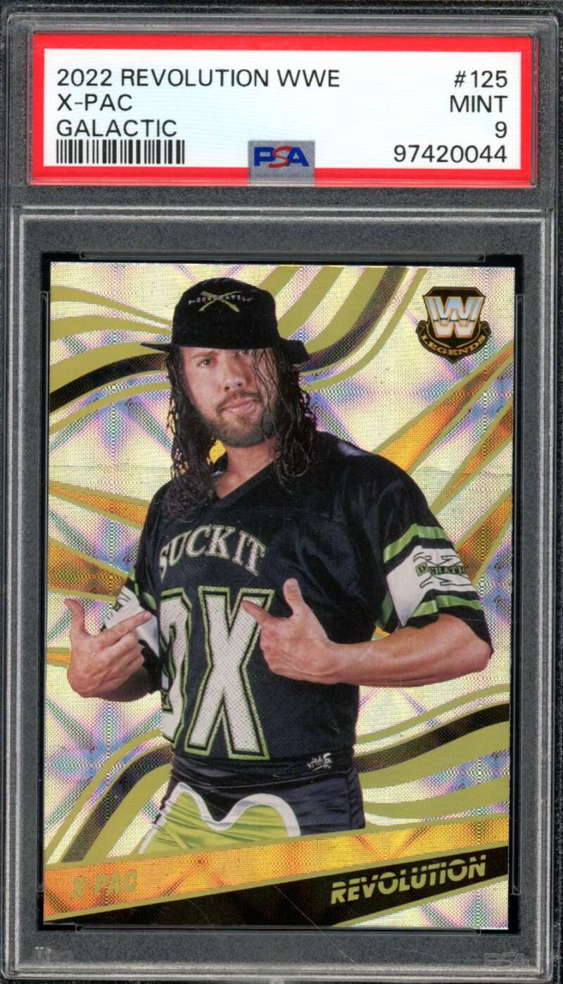 X-Pac Card 2022 Revolution WWE Glactic (pop 1) #125 PSA 9 - Walmart.com