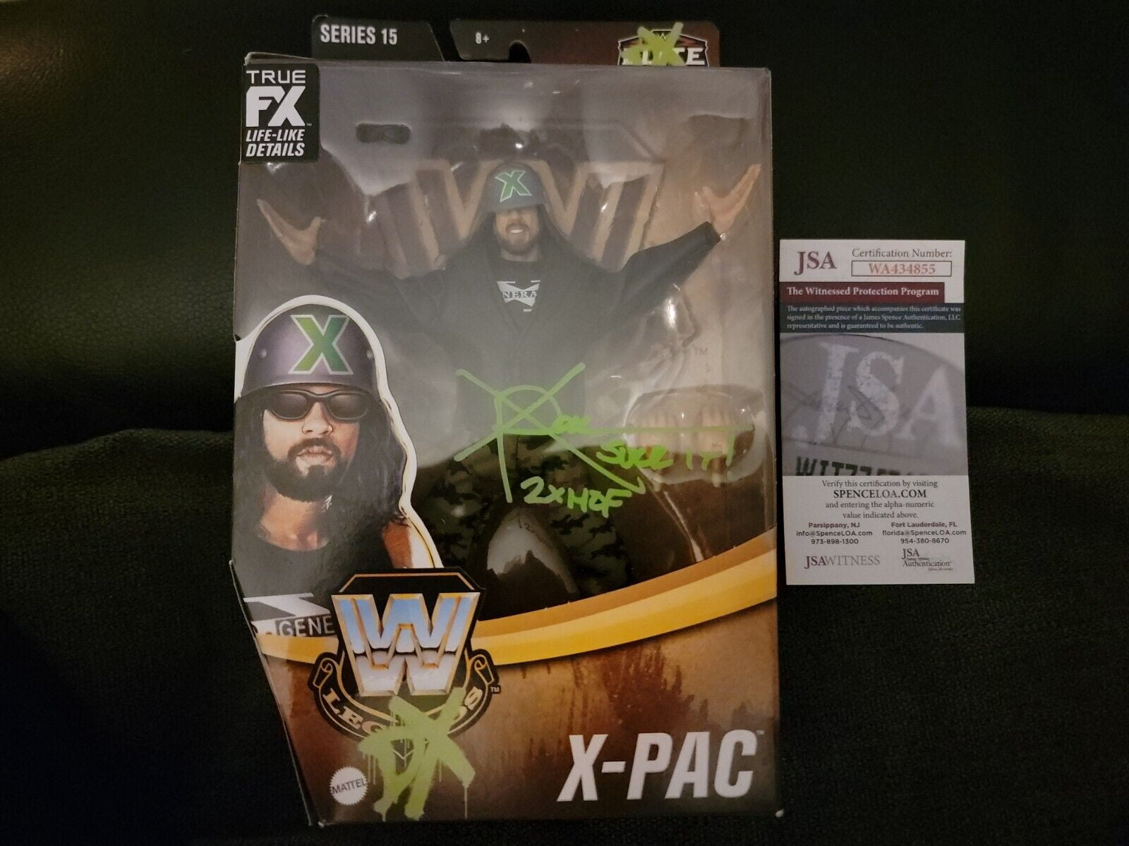 X-Pac Signature WWE Legends Elite Action Figure Series 15 JSA COA DX ...