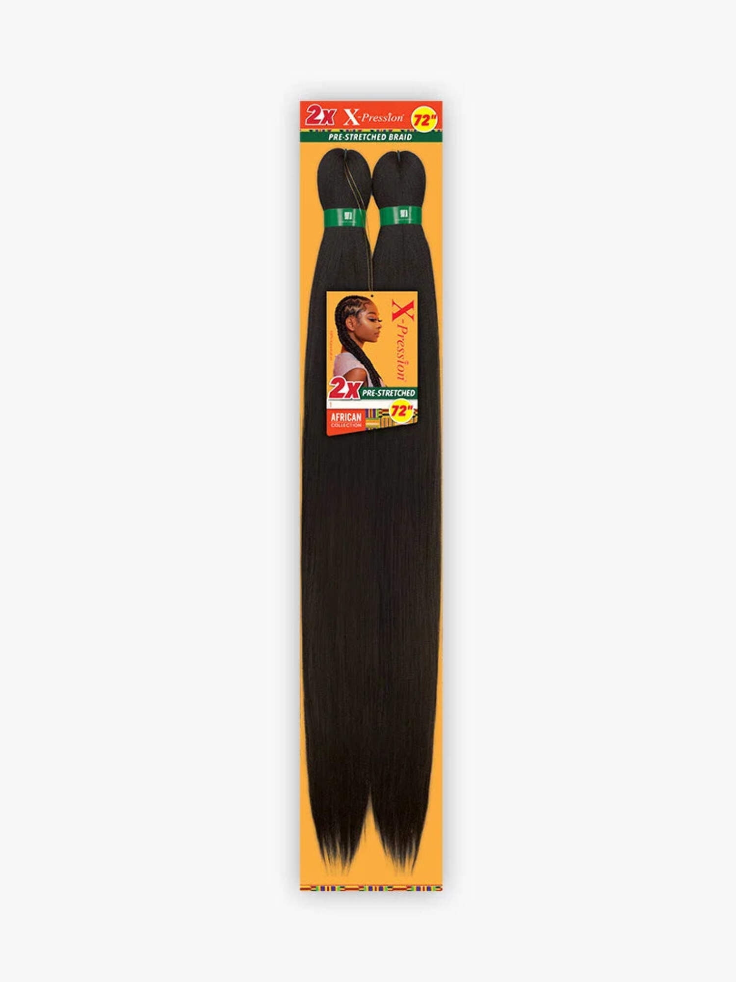 X-Pression Pre-Stretched Braid, 72" (3 Packs) - Walmart.com
