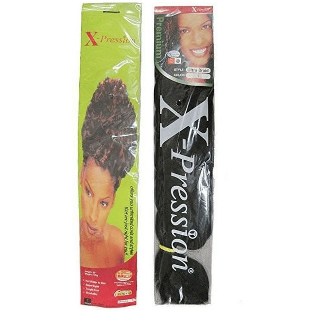 X-Pression Ultra Braid Color 1B - Walmart.com