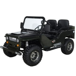 X-Pro 125cc Jeep Go Kart, 3-Speed Semi-Automatic Transmission w/Reverse ...