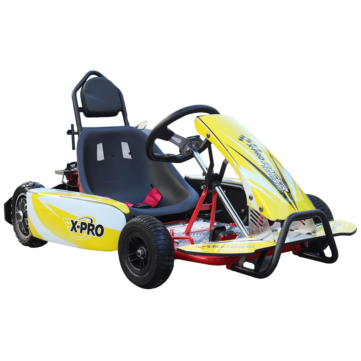 X-Pro 700W Rambler Brushless Electric Kids Go Kart Rambler 350w*2 ...
