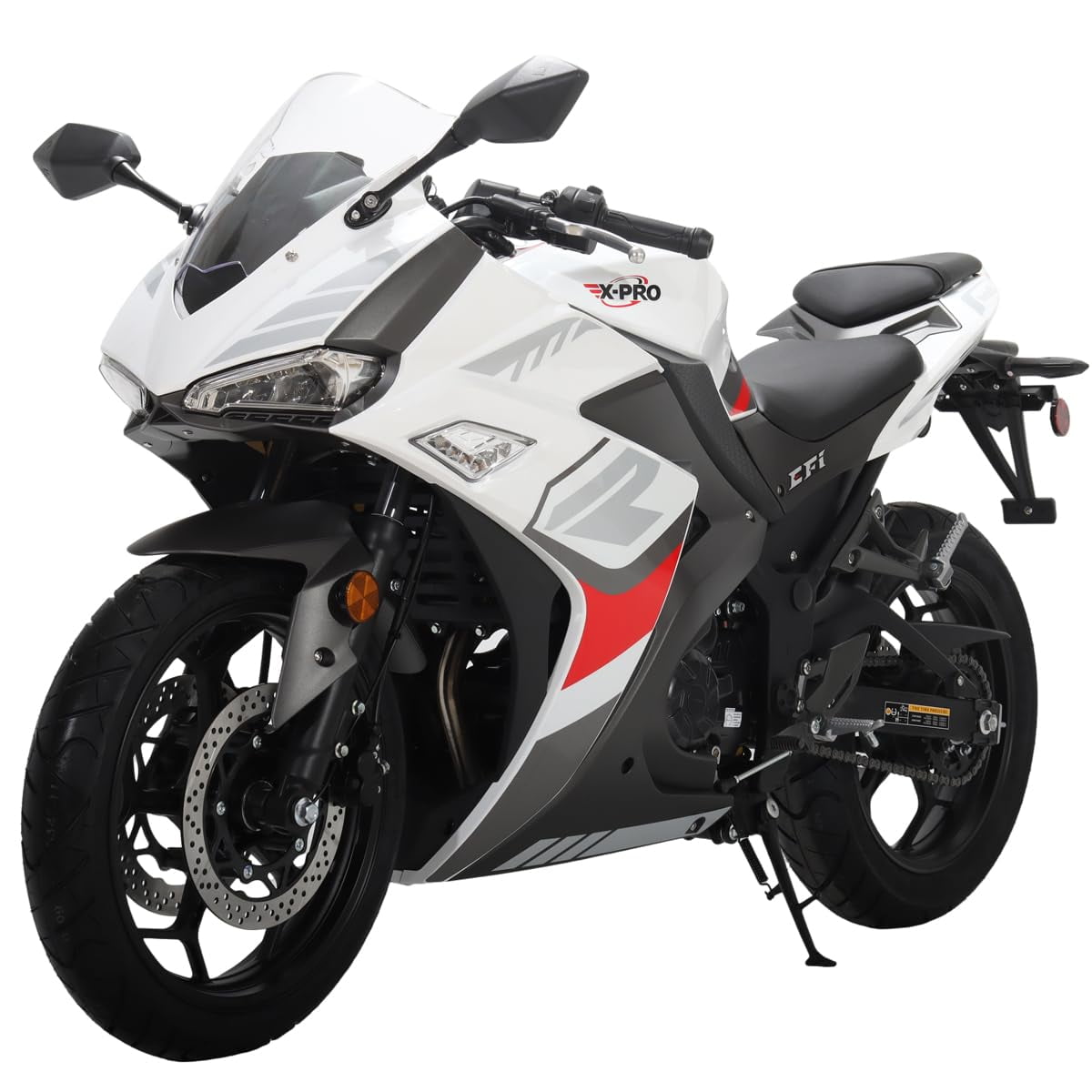 X-Pro Adventure 250 Electronic Fuel Injection Gas Motorcycle with 6 ...