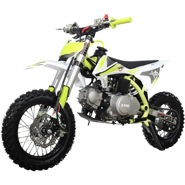 "X-Pro 110cc Dirt Bike, Semi-Automatic Transmission, Kick Start Chain ...