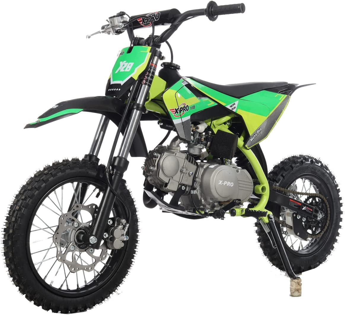 X-Pro Brand New 110cc Pit Dirt Bike, with Semi-Automatic Transmission ...